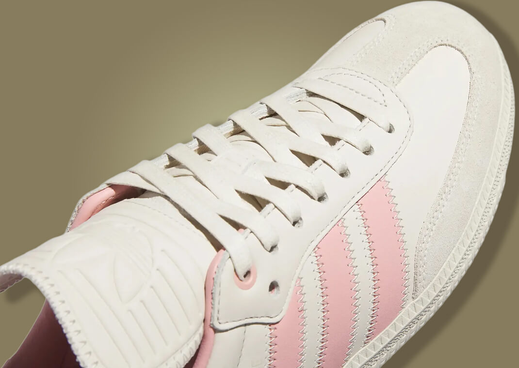 The adidas Humanrace Samba Ivory Pink and Green Blue Releases in 2023 ...