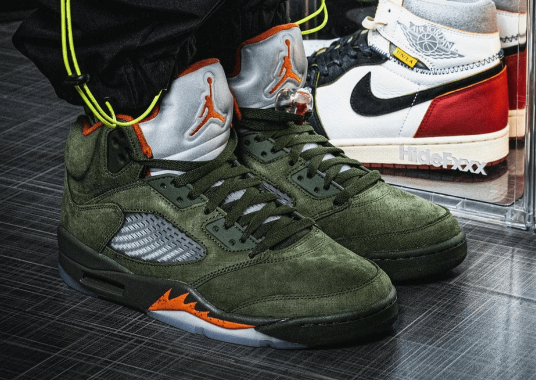 The Air Jordan 5 Olive is Returning Spring 2024 - Sneaker News