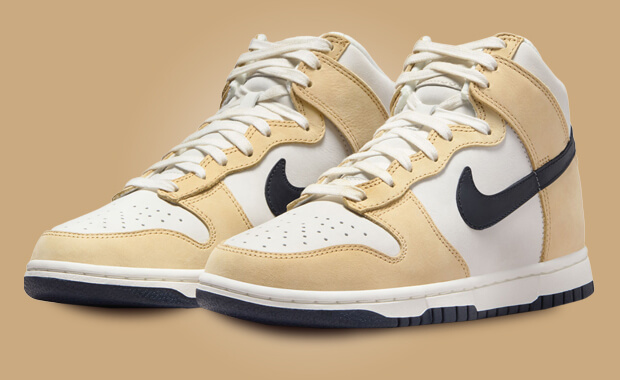 The Women's Exclusive Nike Dunk High MF Sesame Obsidian Releases ...