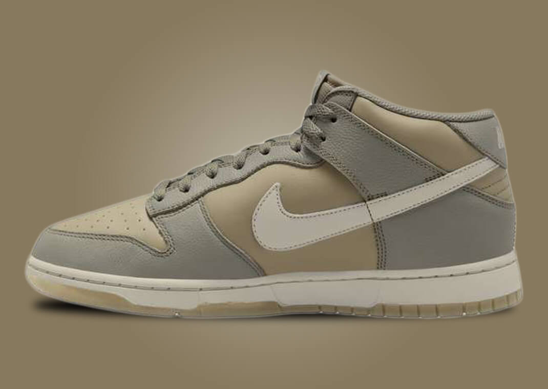 The Nike Dunk Mid Dark Stucco Neutral Olive Releases January 2024 ...