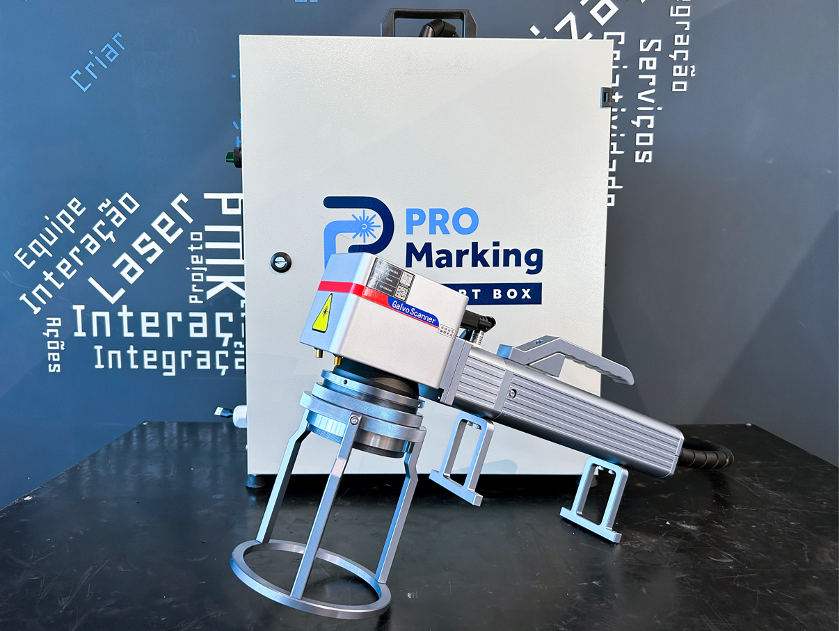 Gravadora a Laser Fibra Portátil