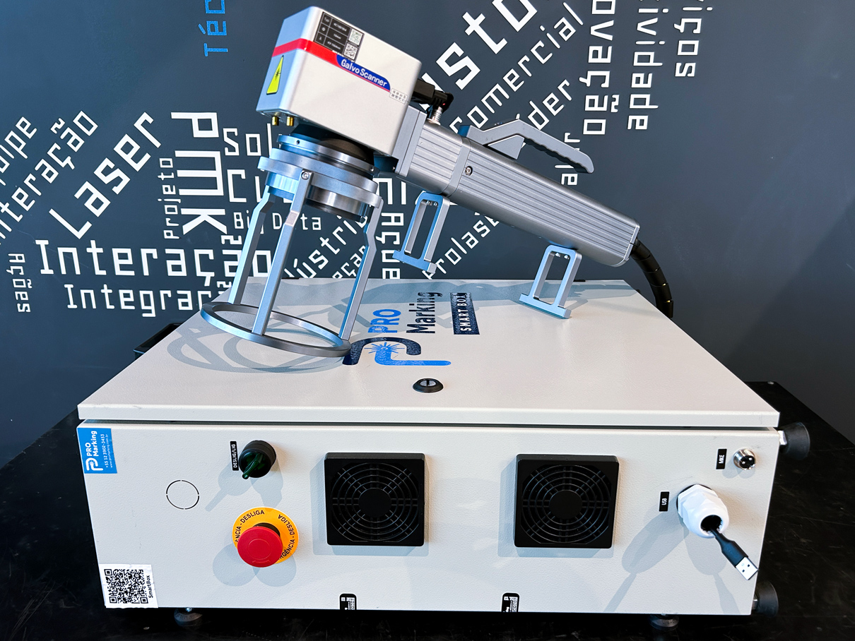 Gravadora a Laser Fibra Portátil