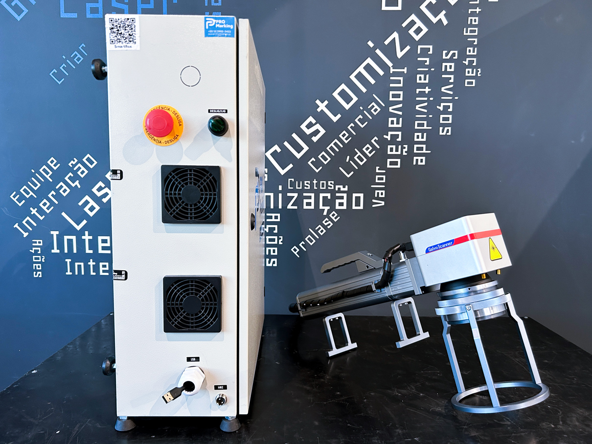 Gravadora a Laser Fibra Portátil