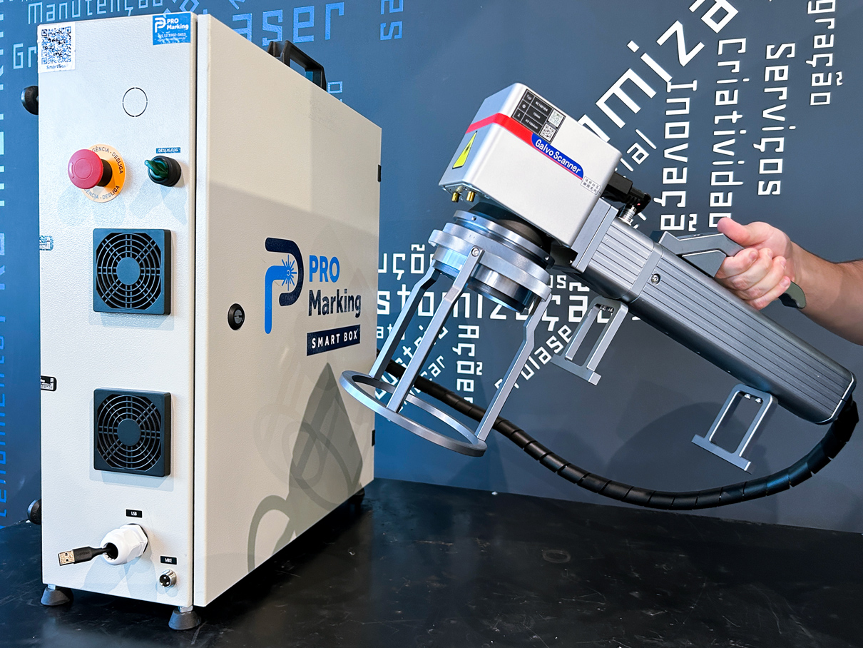 Gravadora a Laser Fibra Portátil