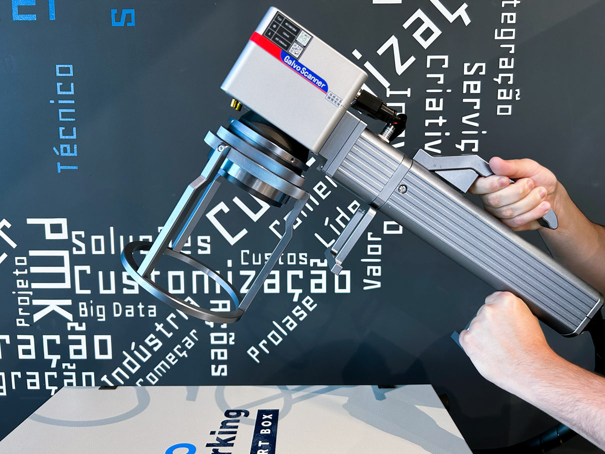 Gravadora a Laser Fibra Portátil