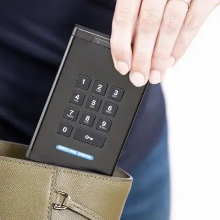 SecureDrive® KP - Keypad Encrypted Portable Storage