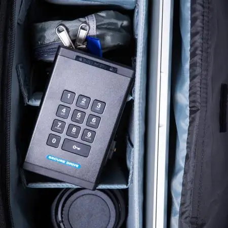 SecureDrive® KP - Keypad Encrypted Portable Storage