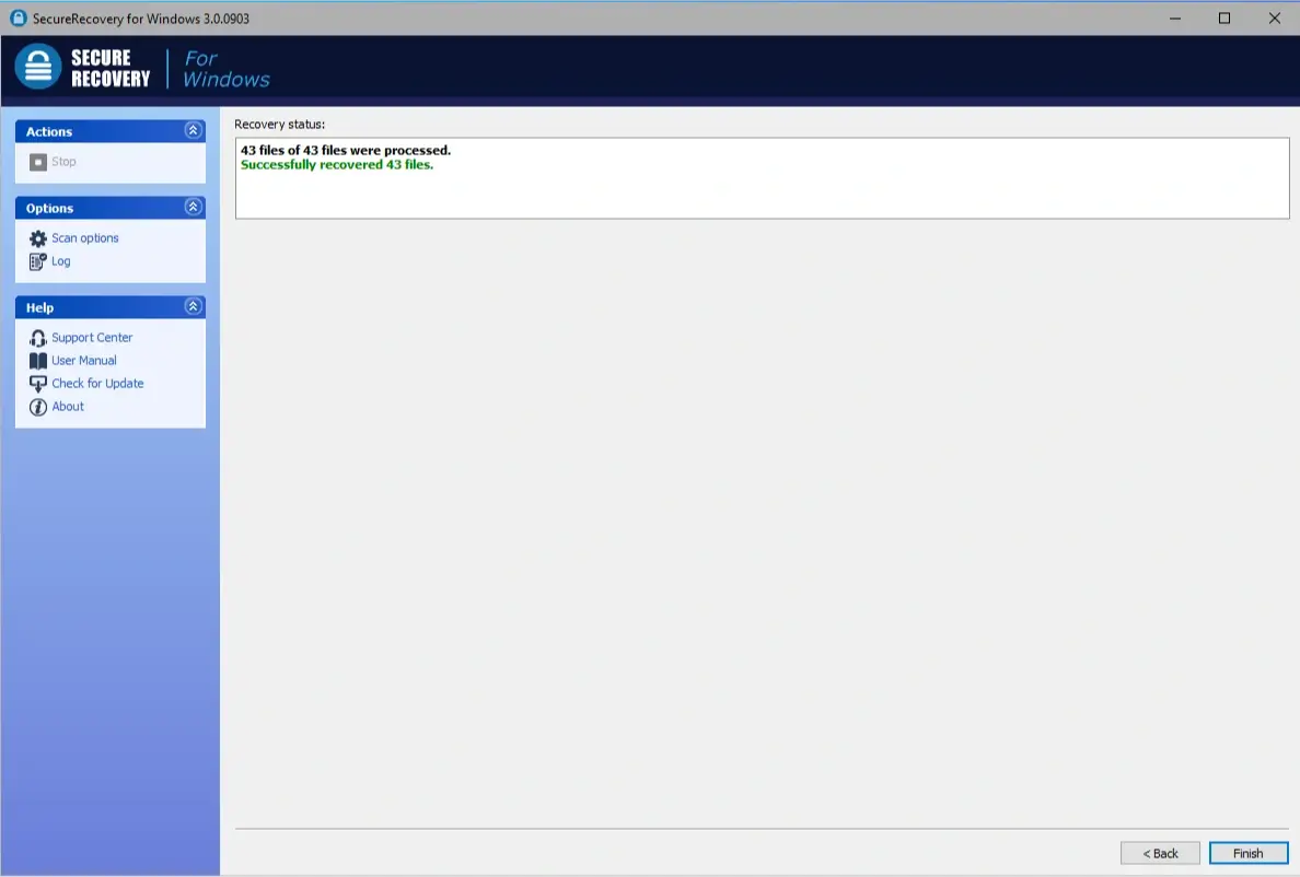 Data Recovery Software for Windows - SecureRecovery®