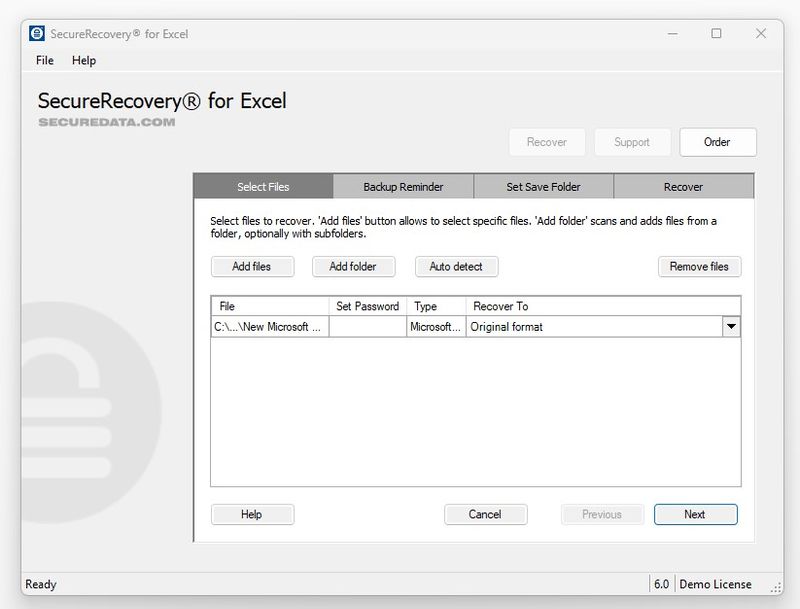 Repair Corrupted Excel Files