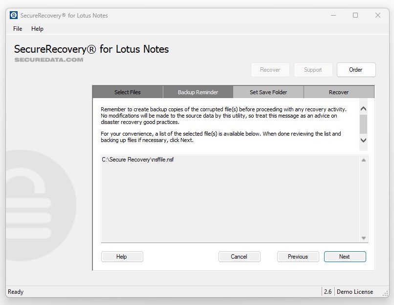 Lotus Notes File Repair Solution