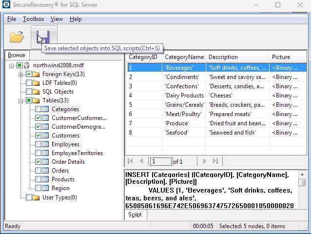 Securerecovery® Database File Repair Suite