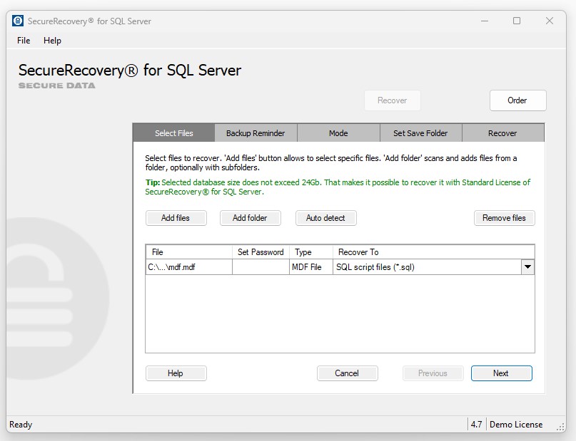SQL Server Database Repair & Recovery