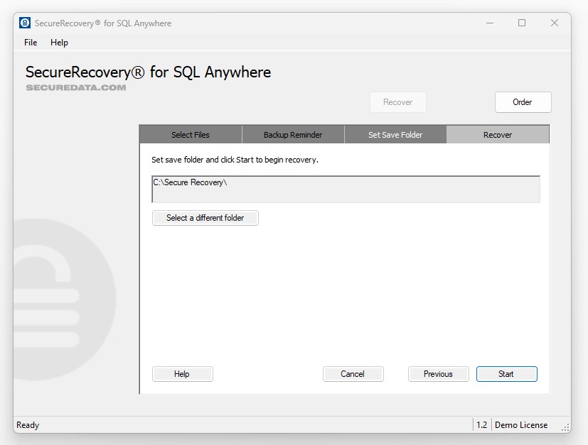 File Recovery For SQL Anywhere Databases - Try Online