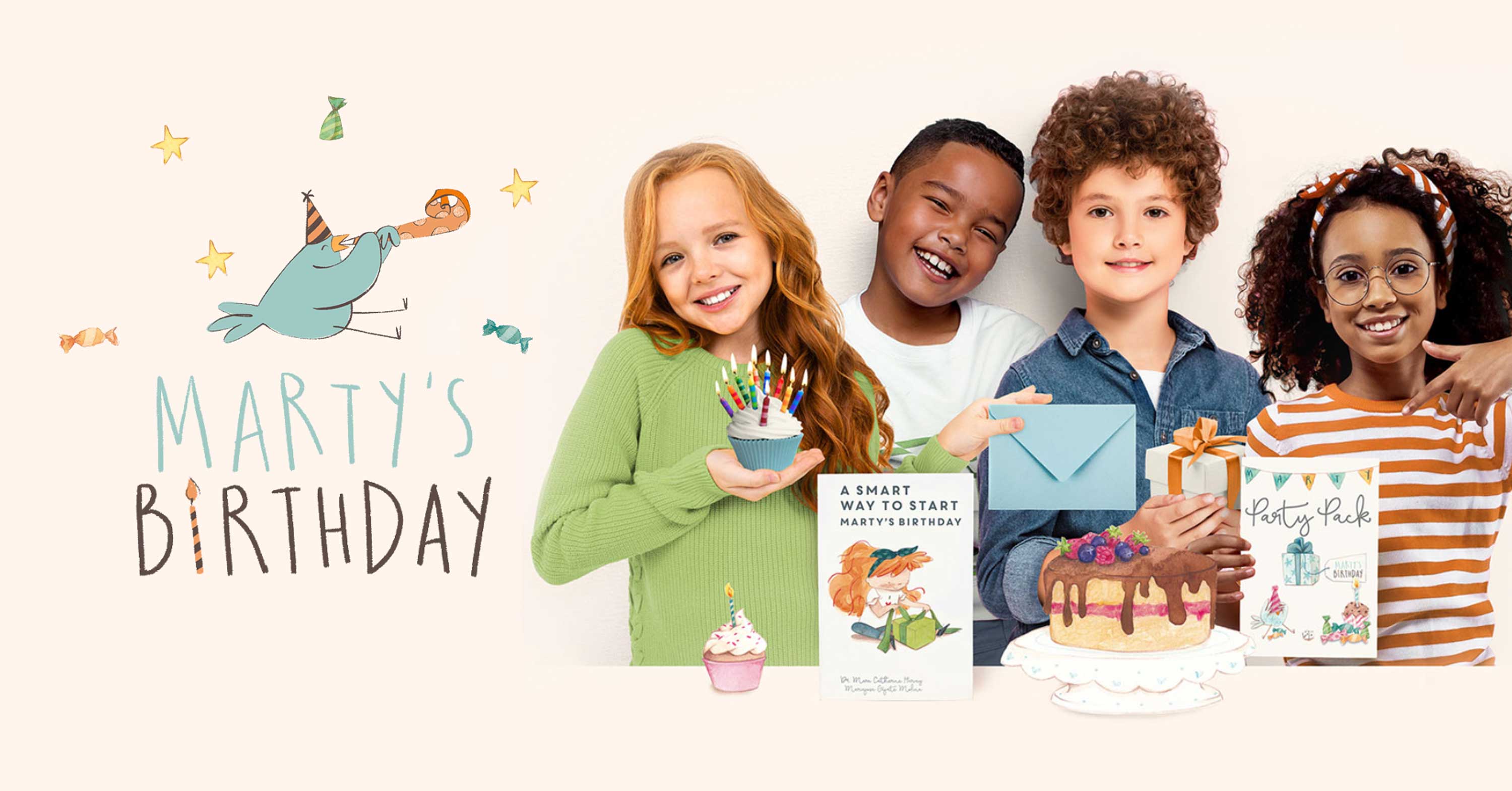 Marty's Birthday - Gift your child Financial Literacy for their birthday