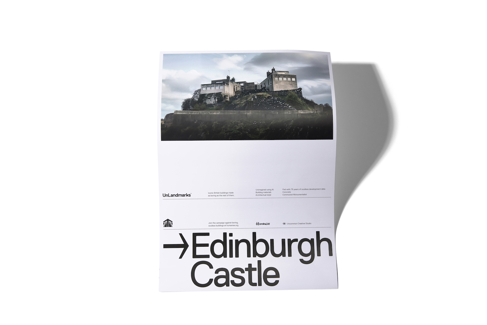 Uncommon London | UnLandmarks | Edinburgh Castle | Poster