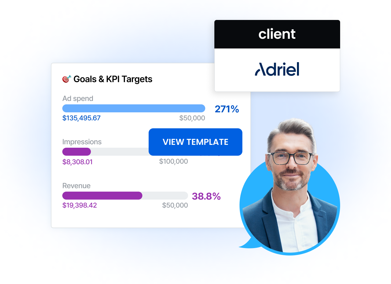 Account Management Dashboard Template