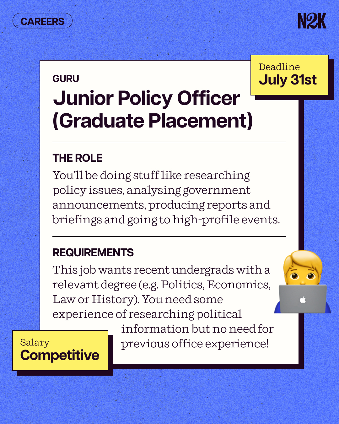 Jobs hub - Need to Know careers platform