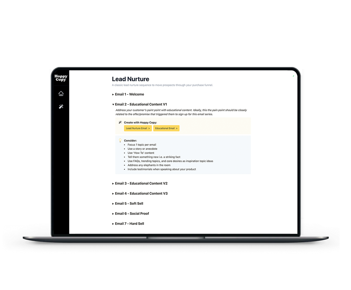 How to write a welcome email sequence for your online course | Hoppy Copy