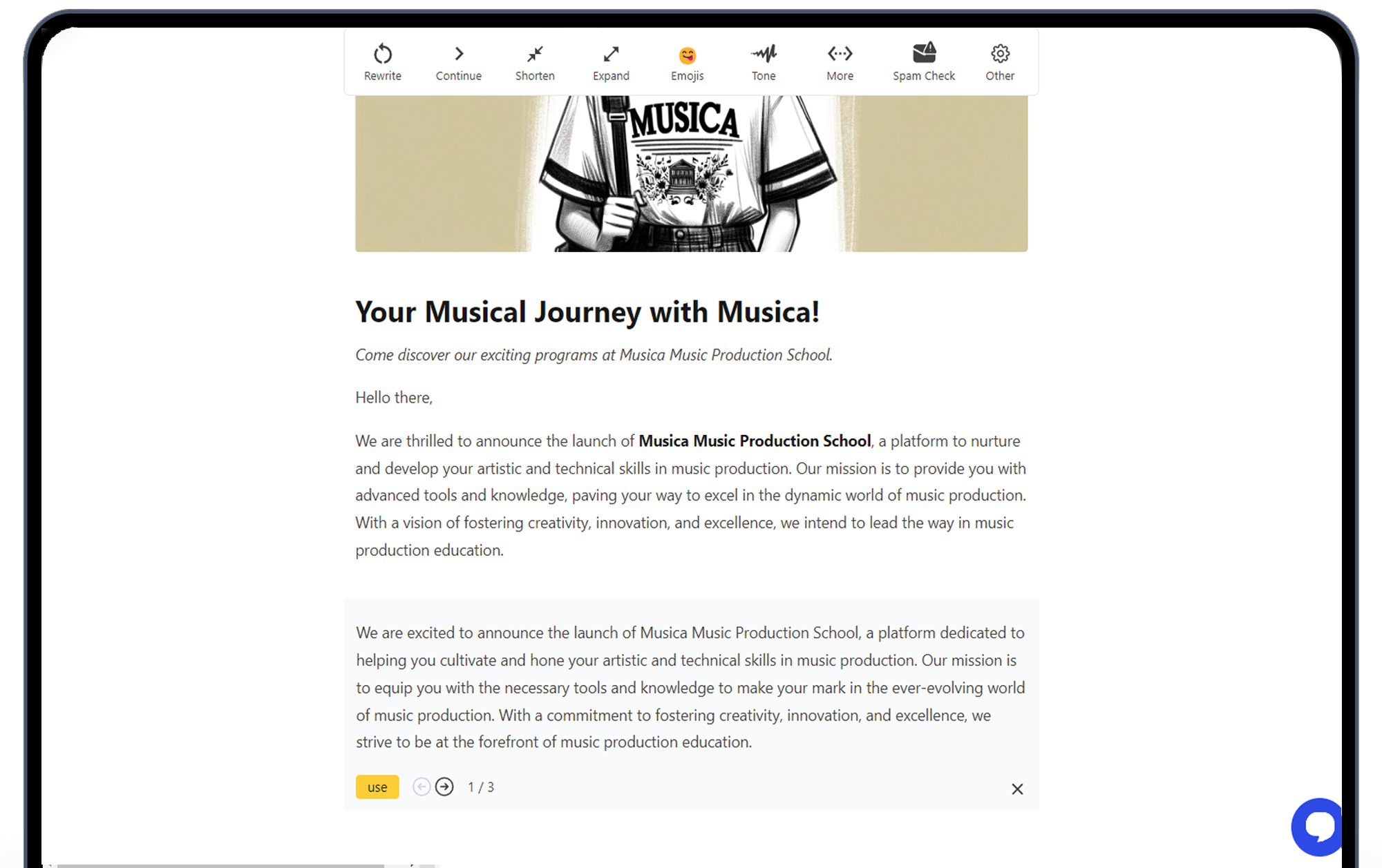 Email Rewriter - Online AI Tool