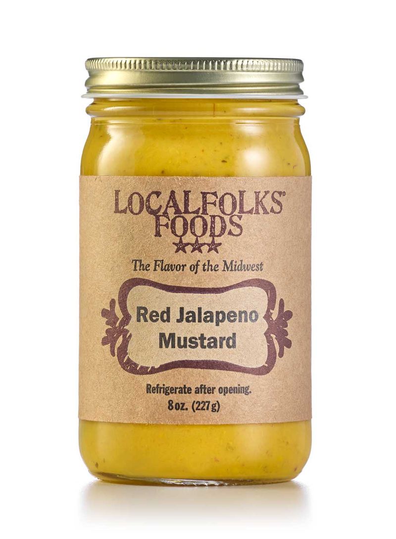 Red Jalapeno Mustard - LocalFolks Foods