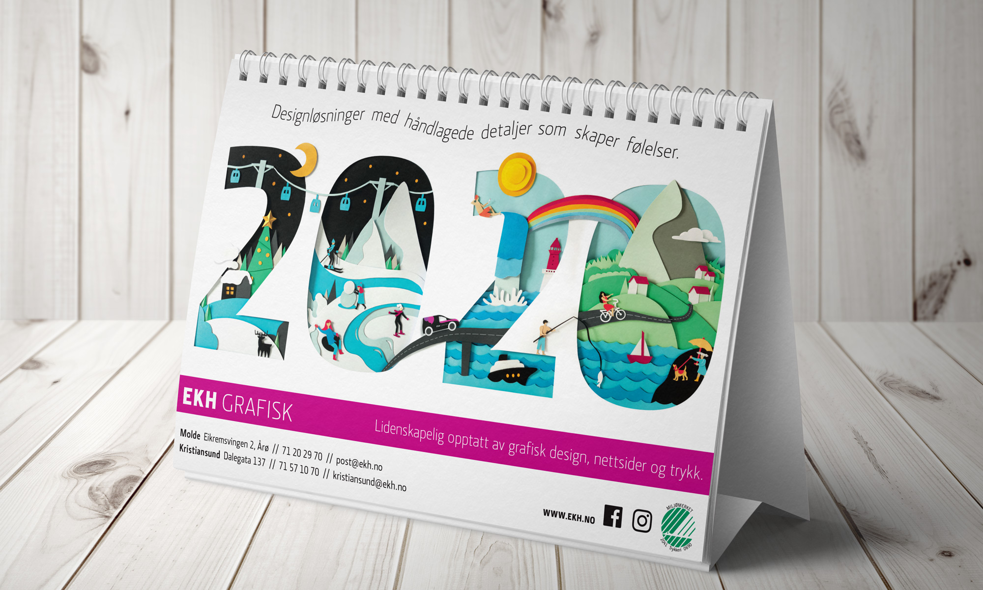 Kalendere - EKH Grafisk, din totalleverandør i Molde, Hustadvika og ...