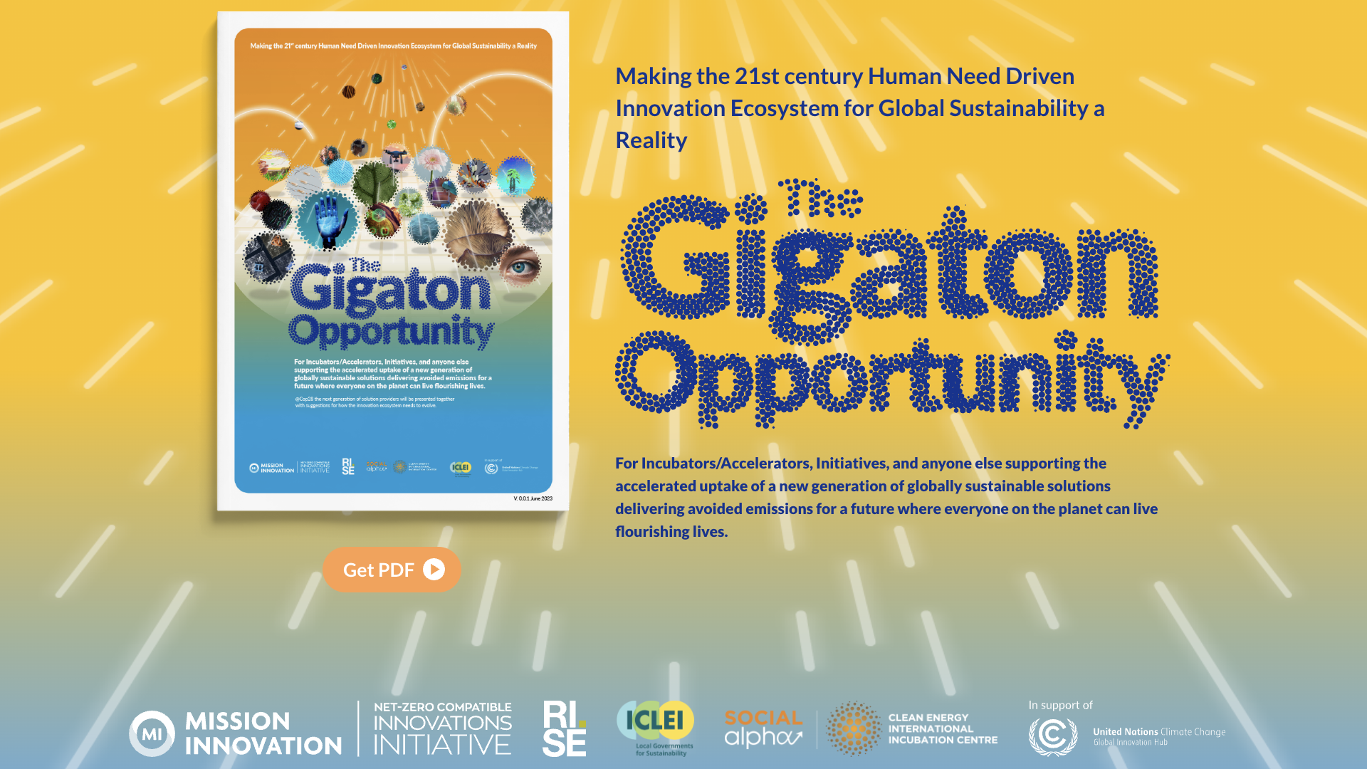 Launch of the Gigaton Opportunity