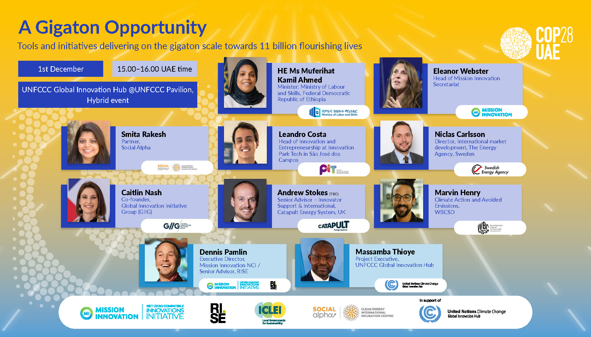 COP28 Global Innovation Hub – A Gigaton Opportunity: Tools and ...