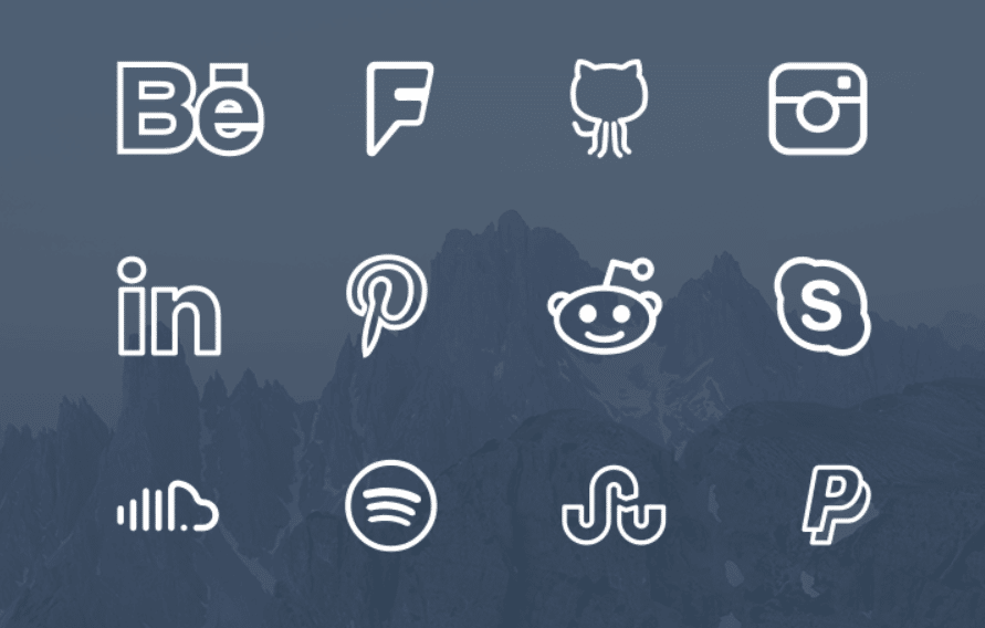 How to Use Social Media Icons Correctly (And Our 13 Favorite Sets) | Kubbco