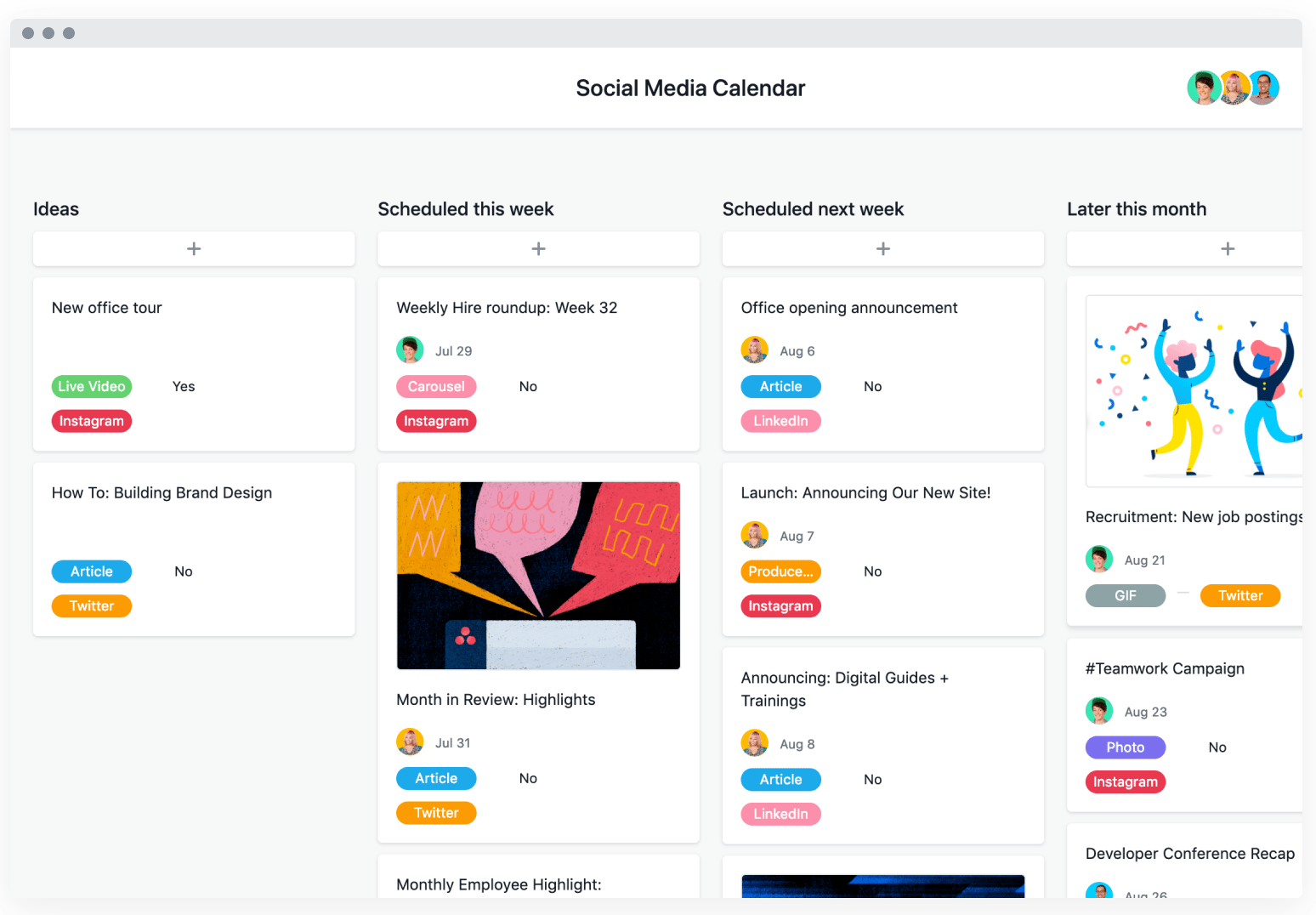 How to Create a Stellar Social Media Calendar (with Templates) | Kubbco