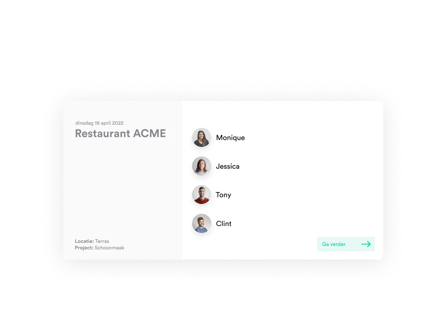 In- en uitklokken met de digitale prikklok - TimeChimp