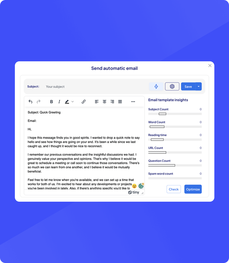 AI Writer: Icebreaking Personalization Power🔥 - Boost Email Impact by 50%+