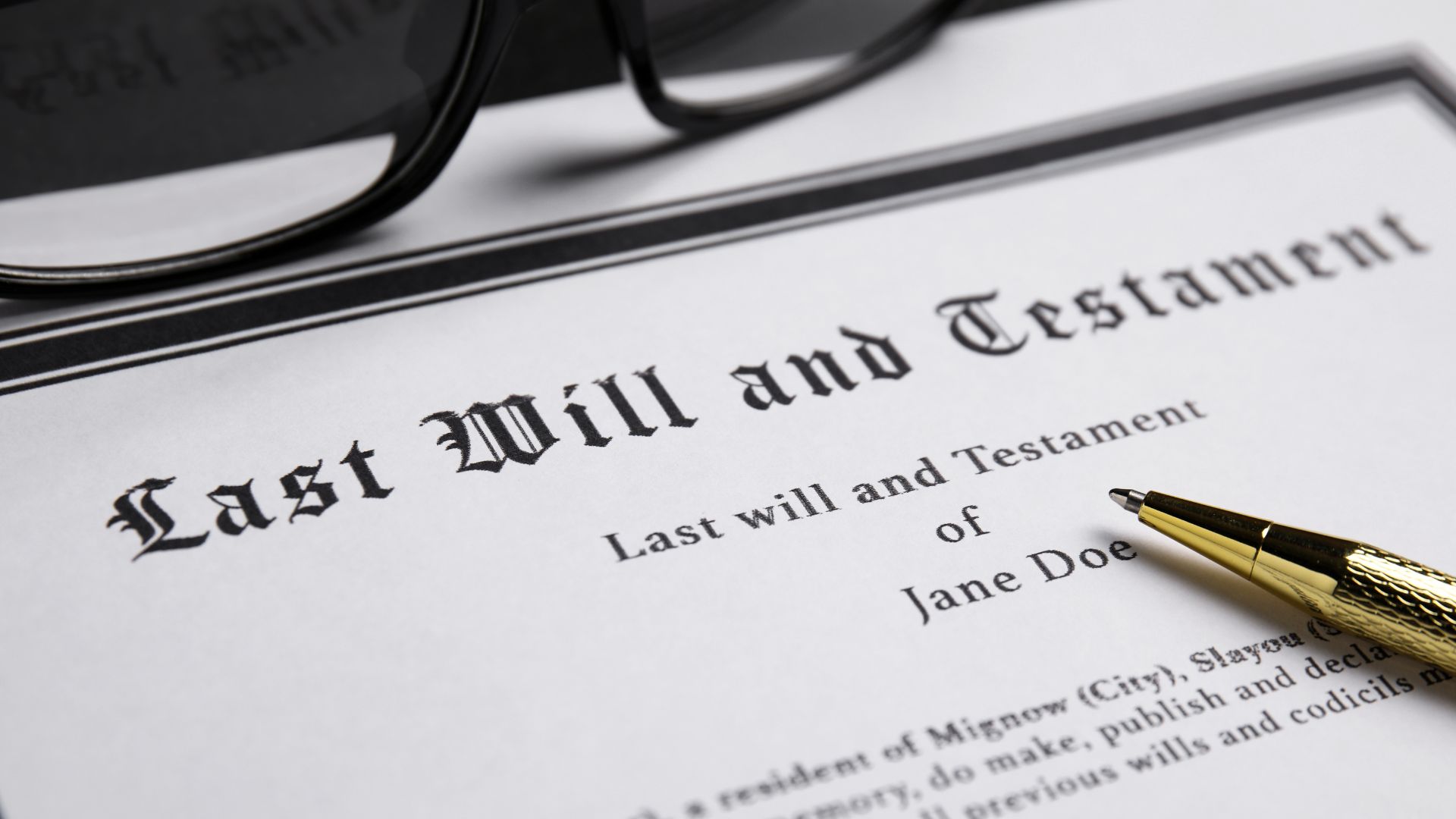 Don't die intestate - the perils of passing without a Will