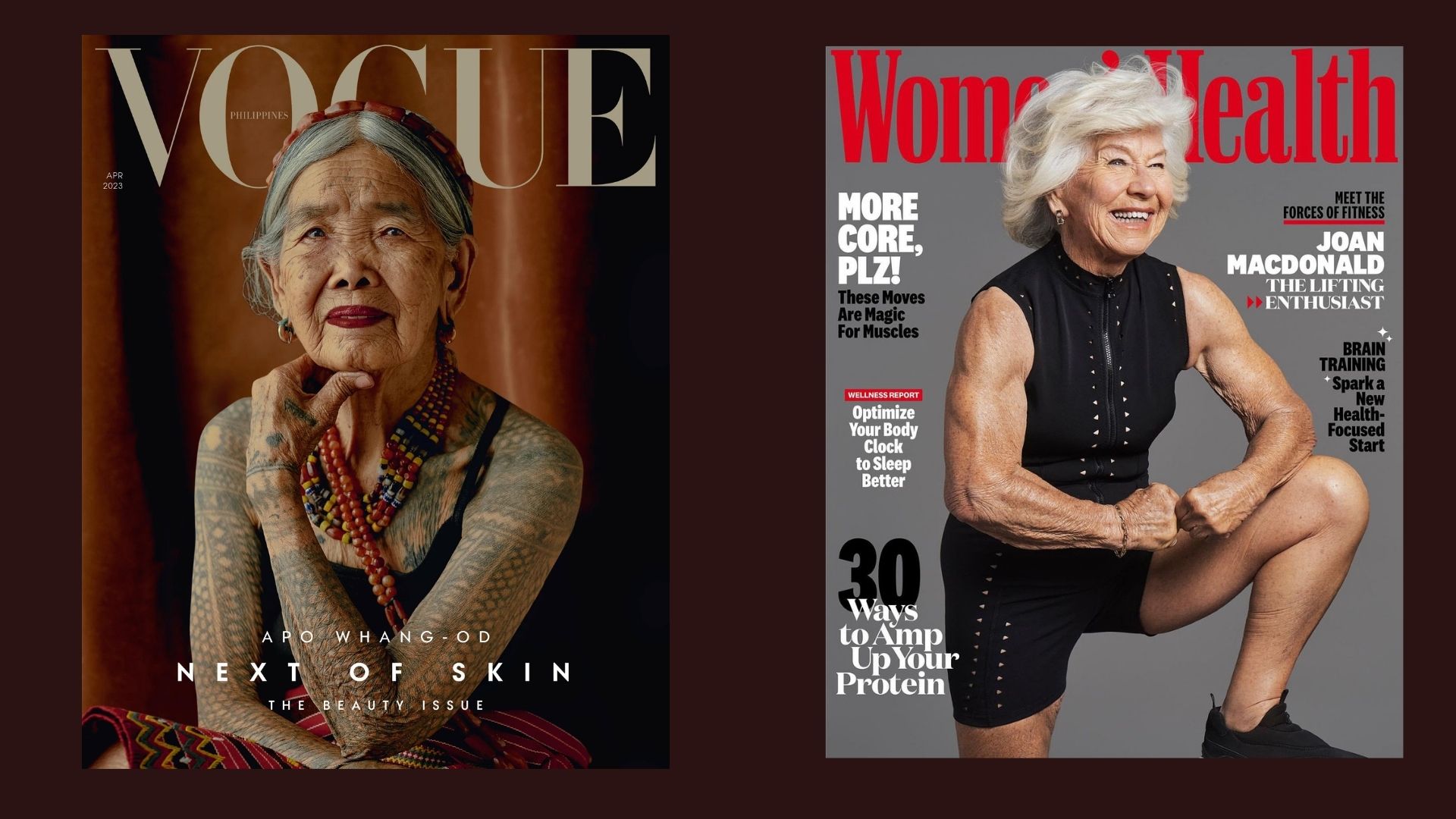 Talkback: celebrating older women on magazine covers