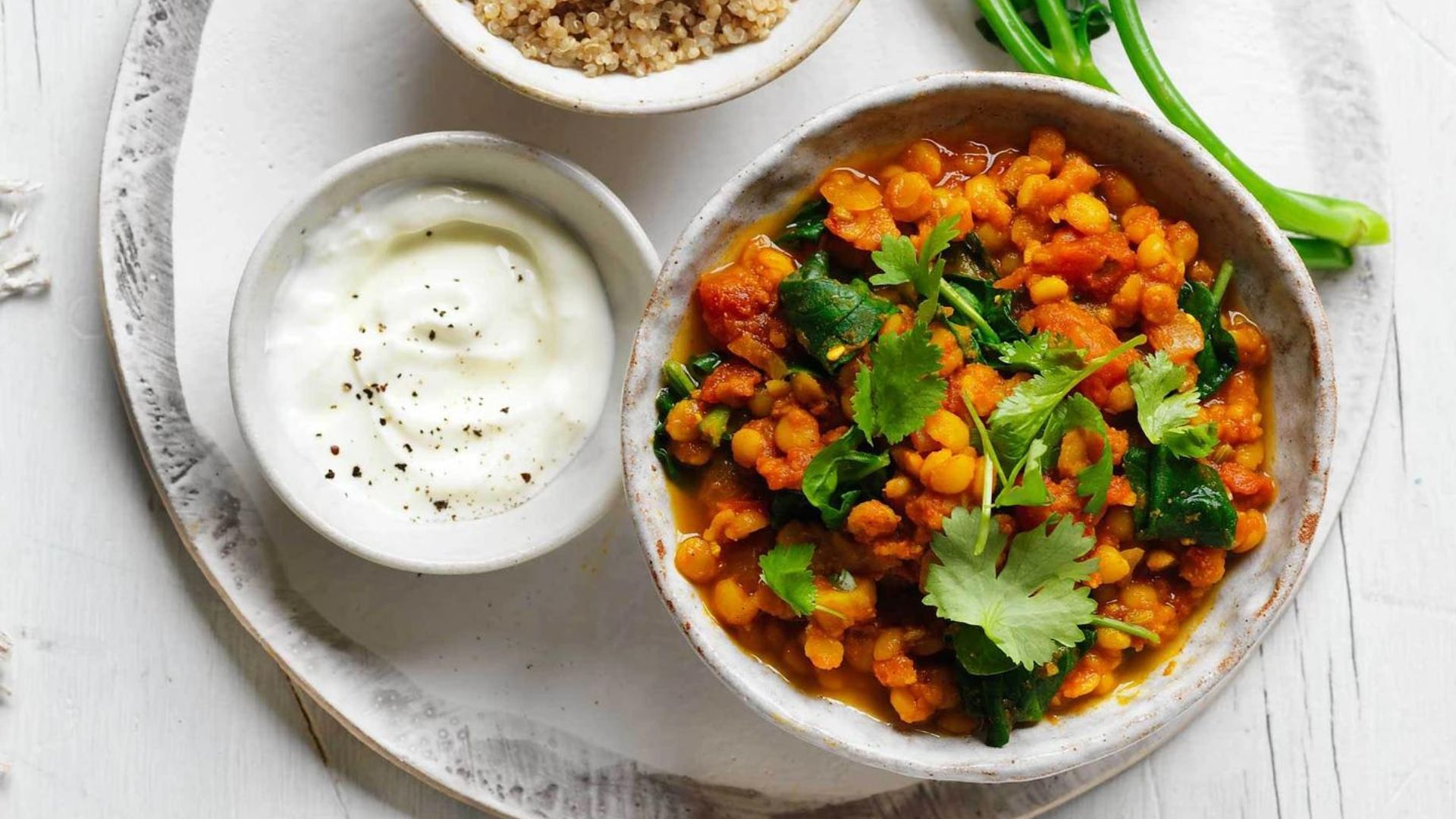 Spicy yellow dahl recipe