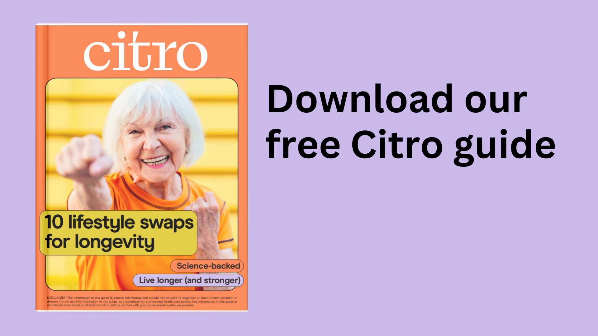 10 lifestyle swaps for longevity - a Citro guide