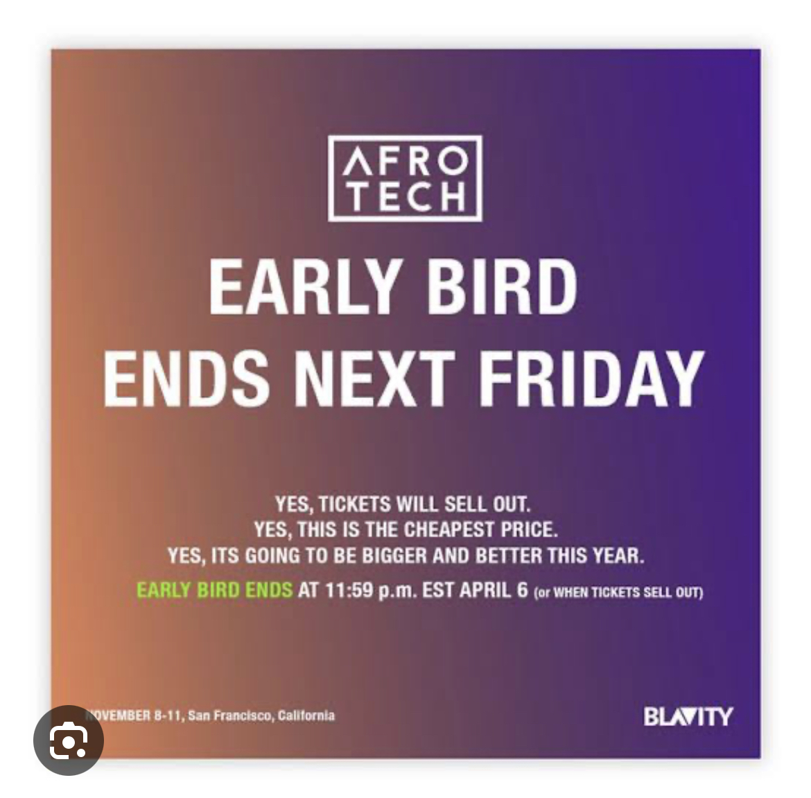 Drive Attendance with Early Bird Registration
