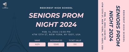 Elegant Prom Ticket Templates for Unforgettable Nights