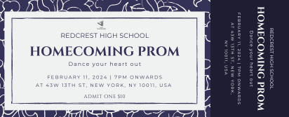 Elegant Prom Ticket Templates for Unforgettable Nights