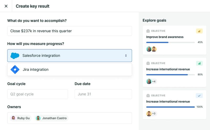 OKR Software | Lattice People Management Platform