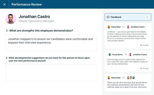 Employee Feedback Software | Lattice People Management Platform