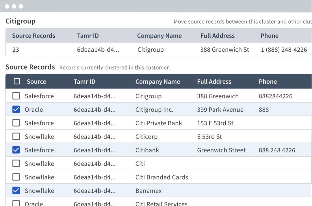 Data Enrichment | Tamr