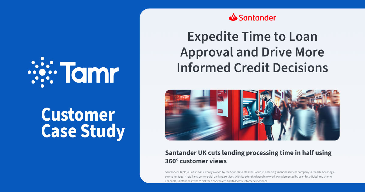 Santander Customer Story | Tamr