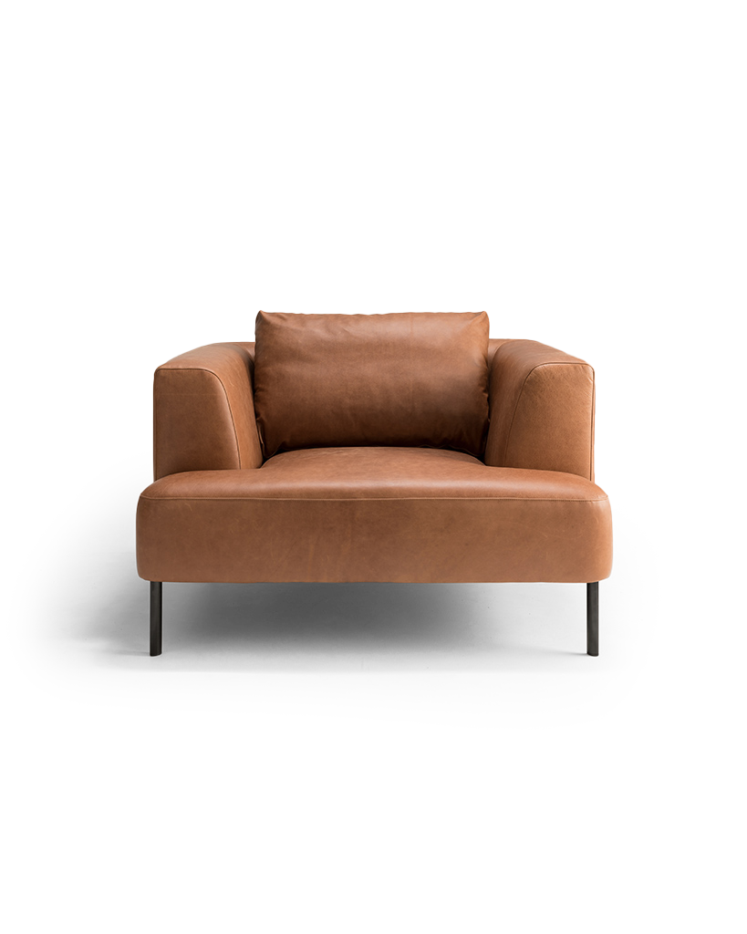 Brydie Armchair Wooden Legs by Didier | Available now at ebb&flow