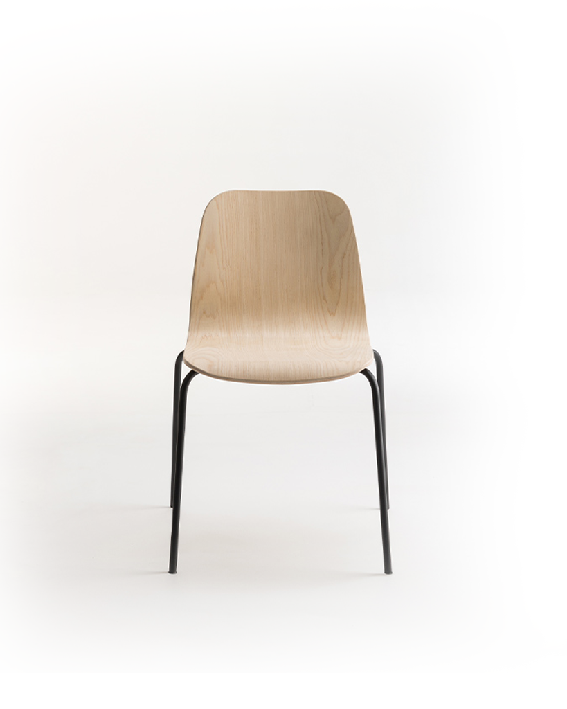 Tiller Slim 4Leg Chair by Didier | Available now at ebb&flow
