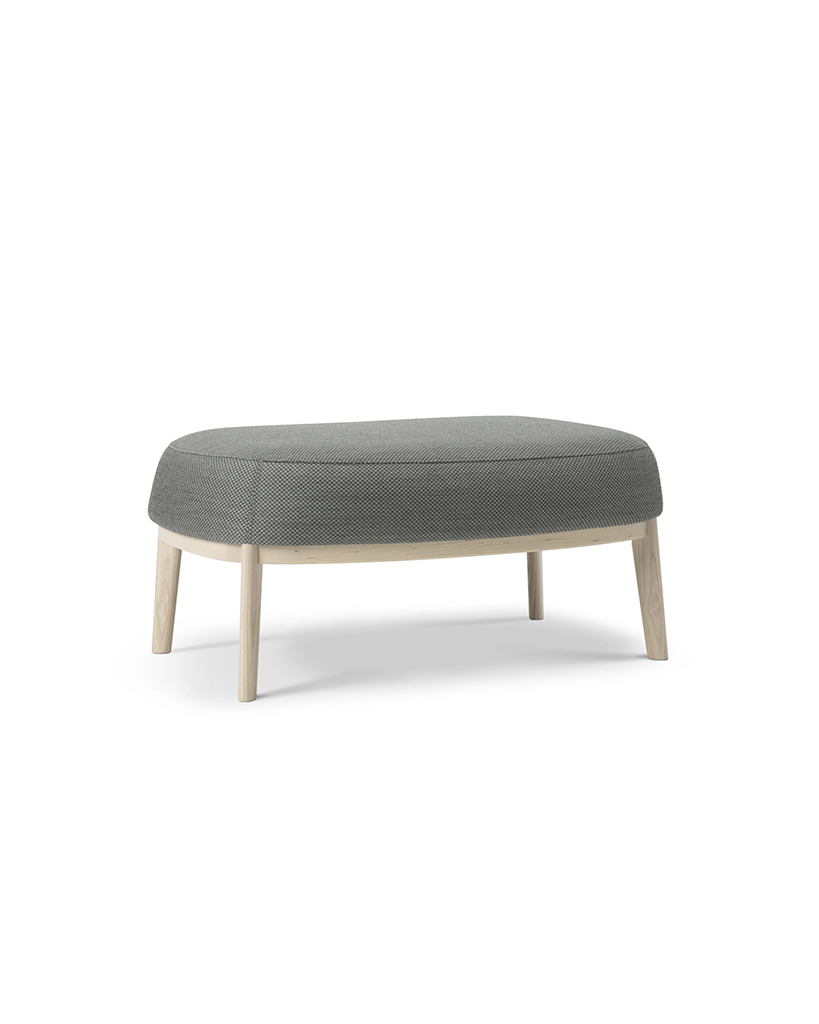 Shift Ottoman Timber by Offecct | Available now at ebb&flow