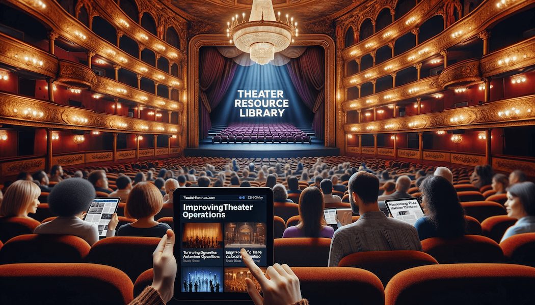 Resource library for theater and performing arts
