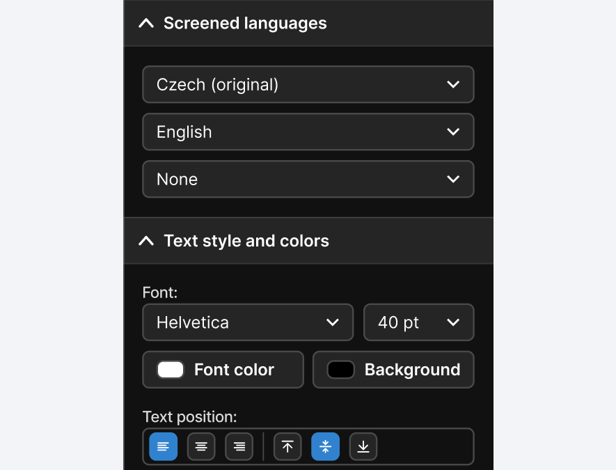 Features | The ultimate tool for theater surtitles and supertitles