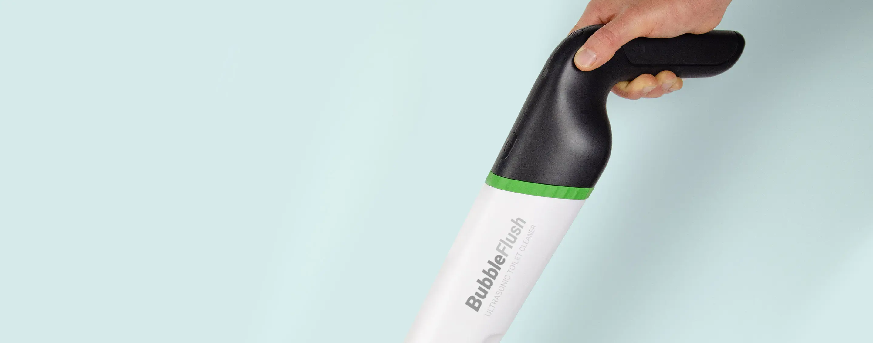 Ultrasonic toilet cleaner