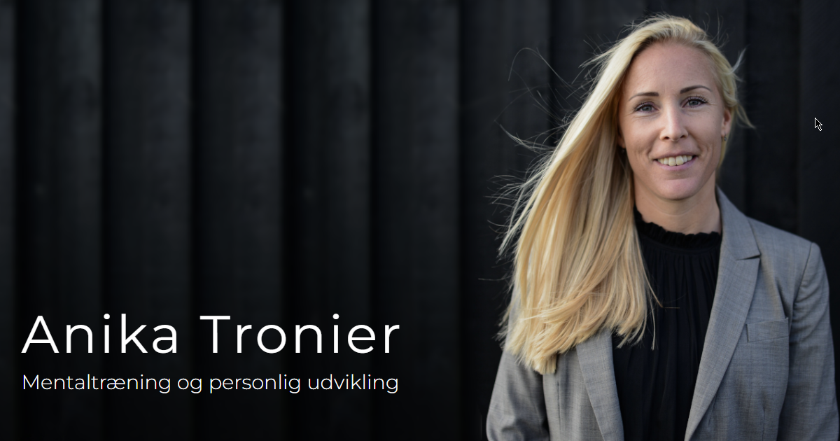 Anika Tronier - Foredrag og mentaltræning