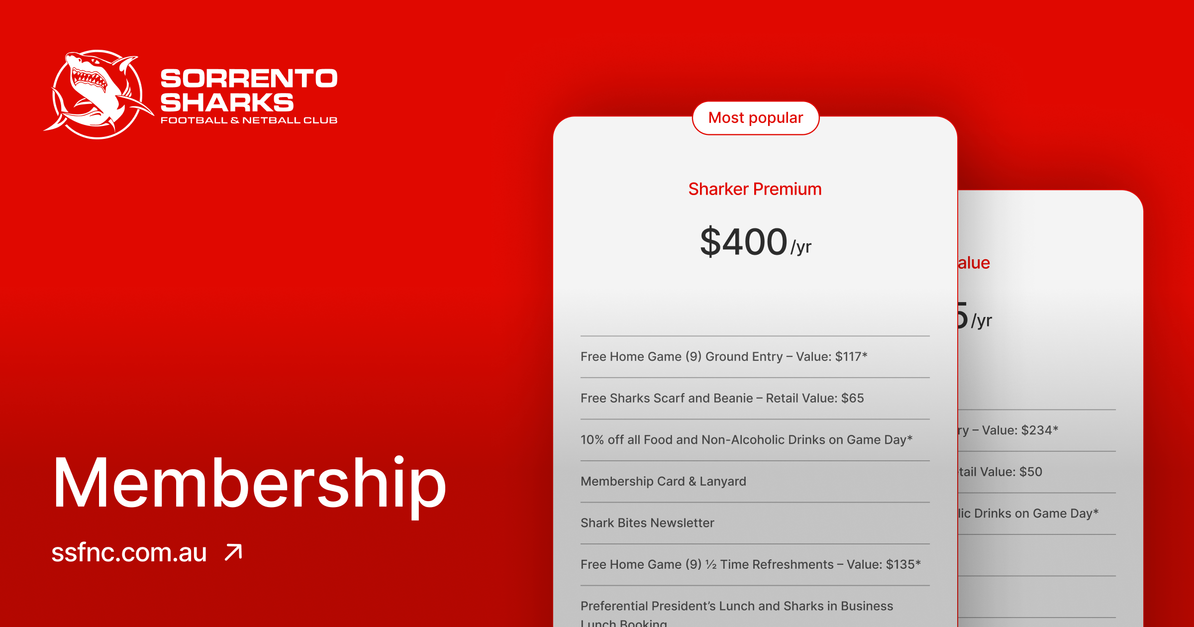 Membership — Sorrento Sharks FNC